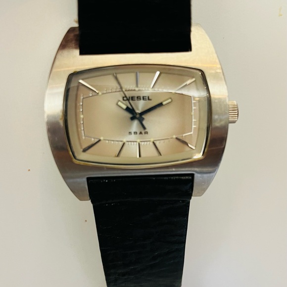Diesel | Accessories | 2 For 4 Diesel Silver And Black Watch | Poshmark